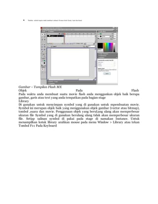 Pengertian macromedia flash | DOCX