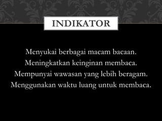 Pentingnya Membaca | PPTX