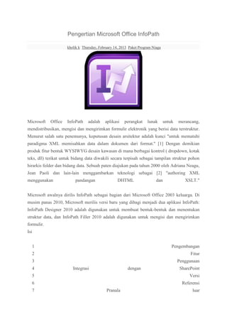 Pengertian Microsoft Office InfoPath.docx