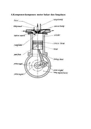 Pengertian motor bakar | DOCX