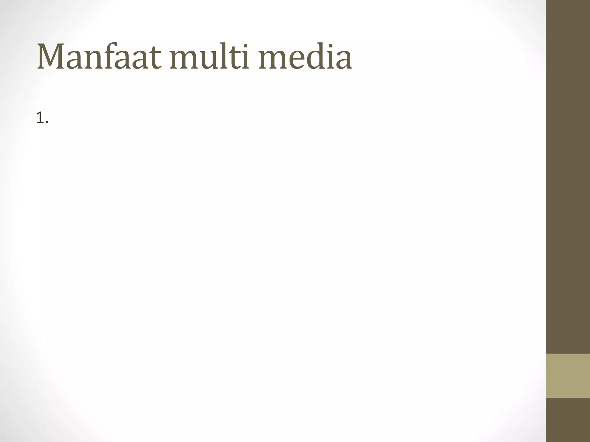 Pengertian multimedia | PPT