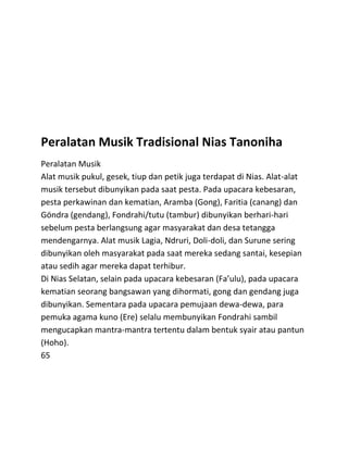 Musik Nusantara | DOCX