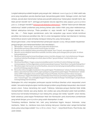 Pengertian novelty dalam disertasi | DOCX