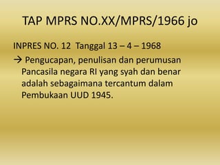 Slide mata Kuliah Pancasila | PPTX