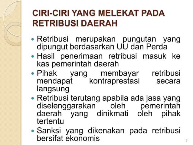 Pajak Daerah dan Retribusi Daerah | PPT
