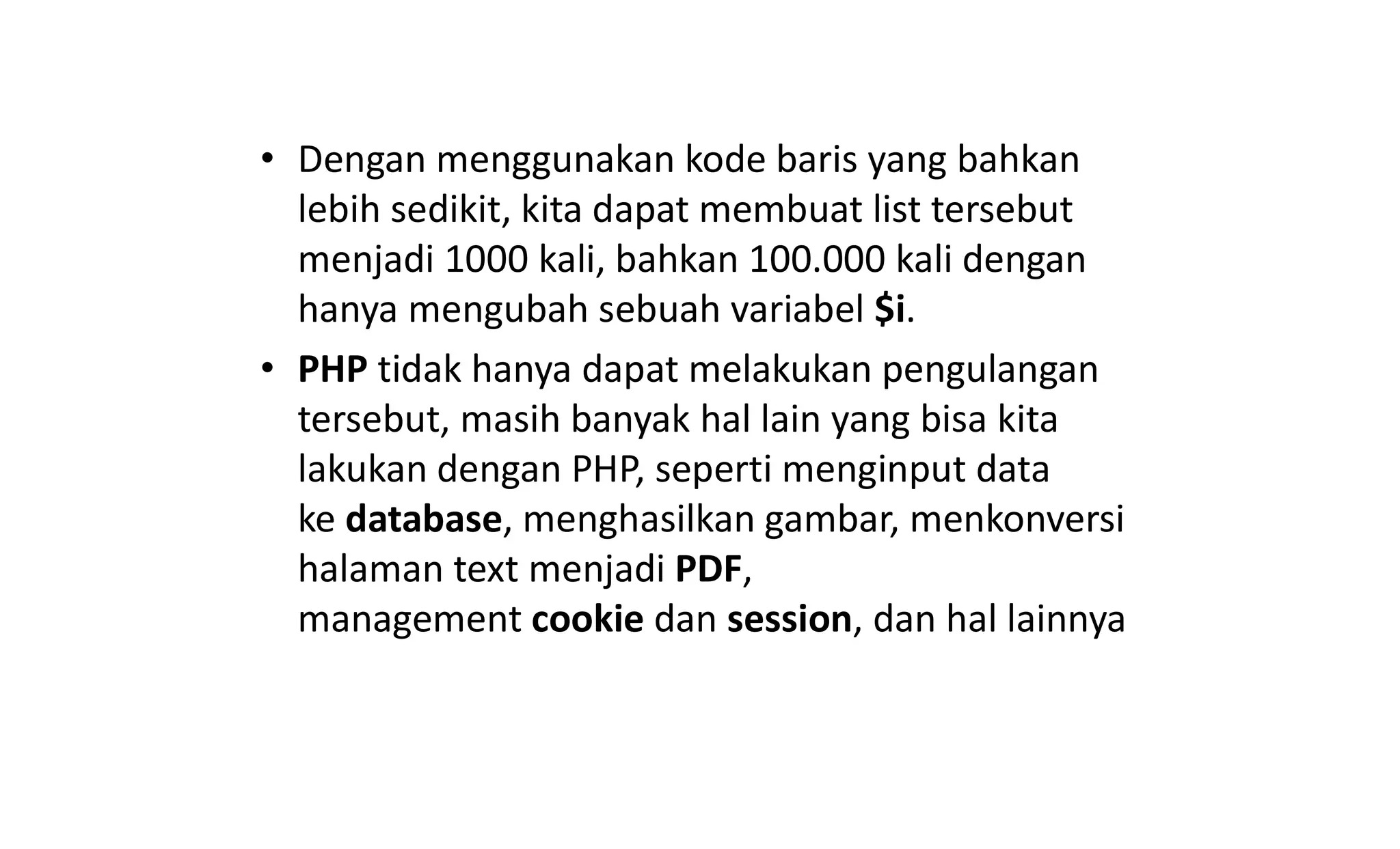 Pengertian dan fungsi dalam pemrograman web | PDF