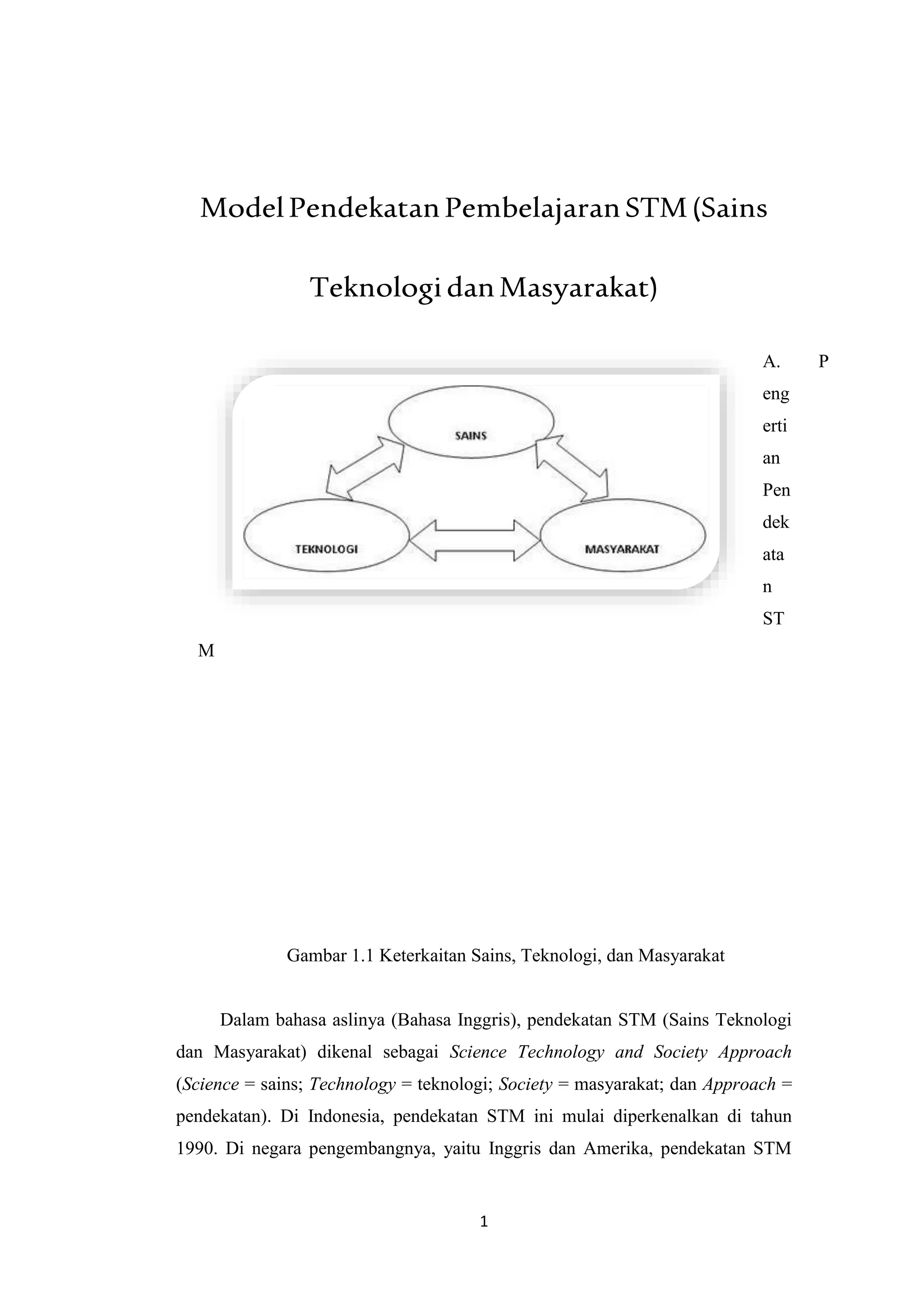 STM (Sains Teknologi Masyarakat) | PDF