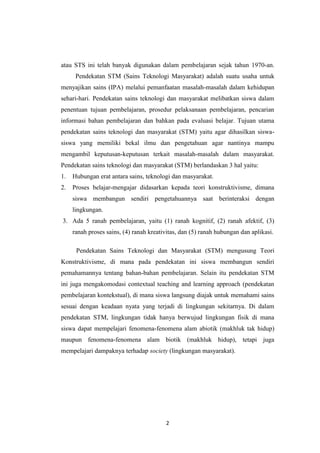 STM (Sains Teknologi Masyarakat) | DOCX