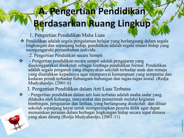 Pengertian pendidikan | PPT