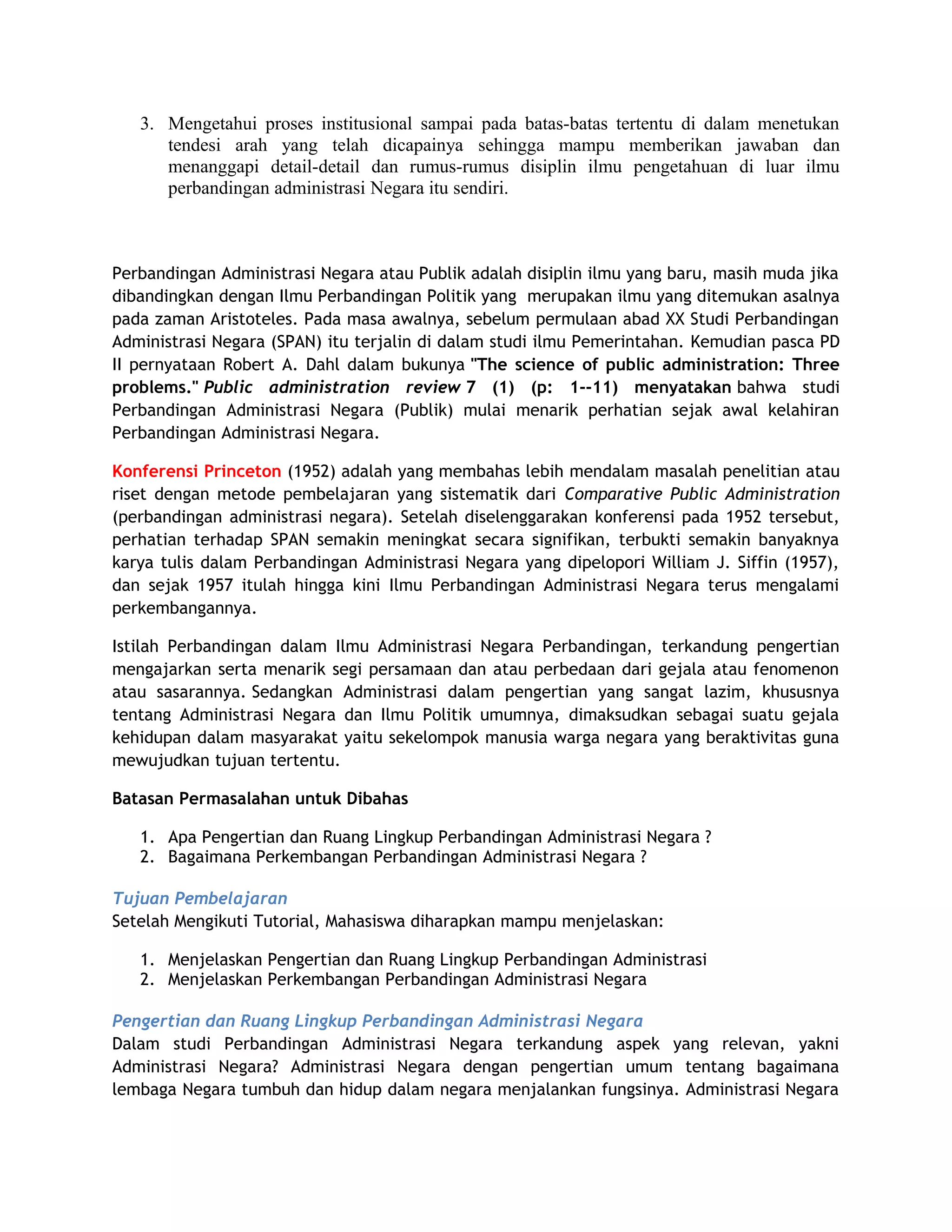 Pengertian perbandingan administrasi negara dan ilmu perbandingan ...