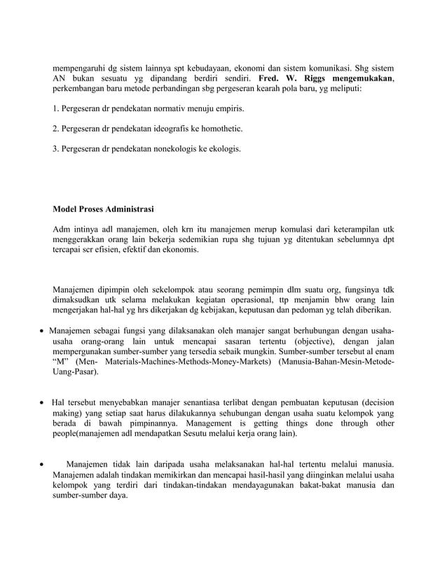 Pengertian perbandingan administrasi negara dan ilmu perbandingan ...