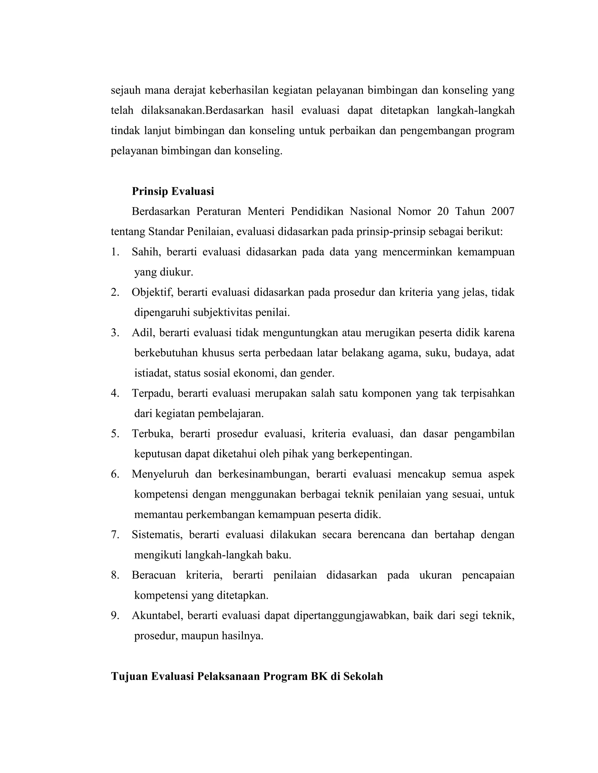 Pengertian perencanaan layanan Bimbingan dan Konesing | DOCX