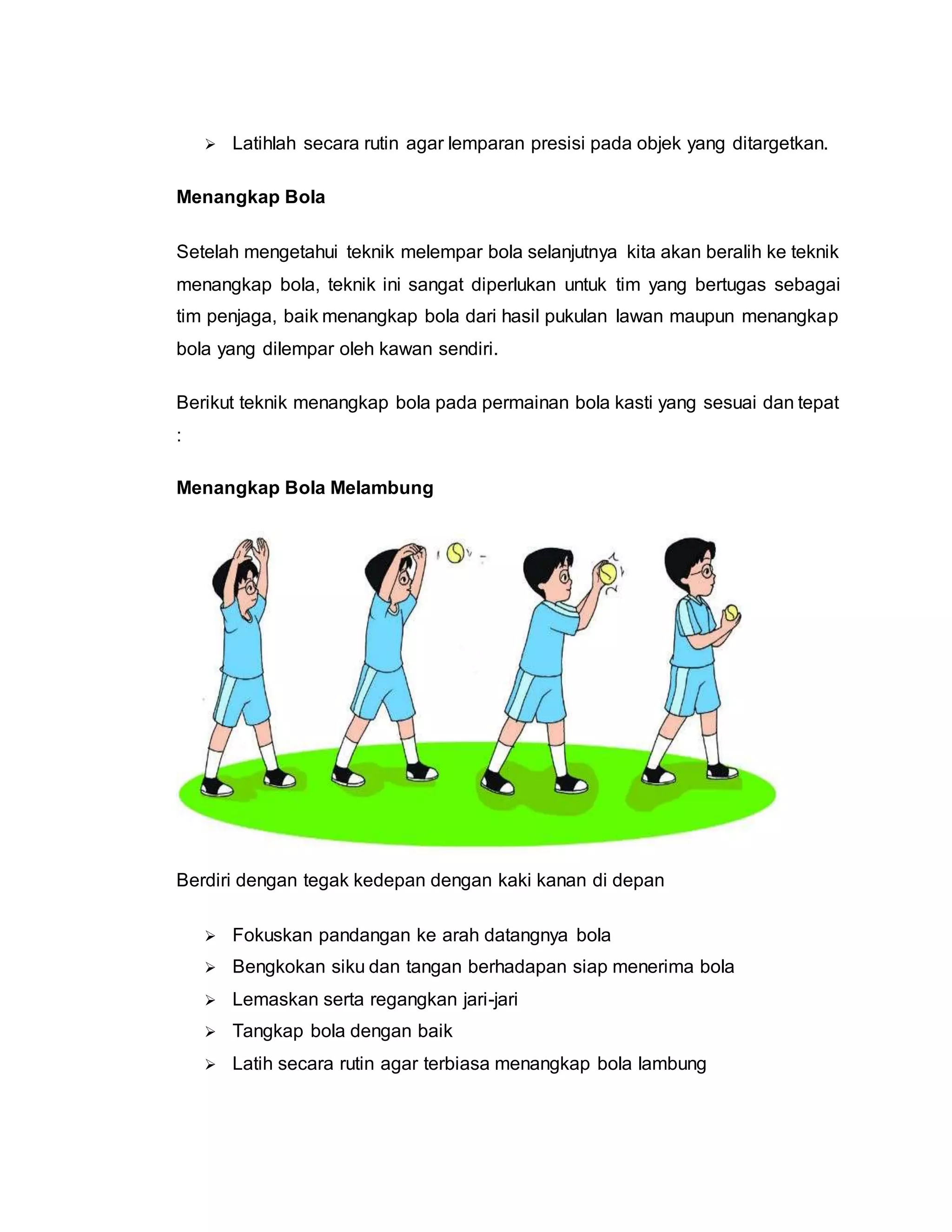 Pengertian permainan bola kasti2 | DOCX