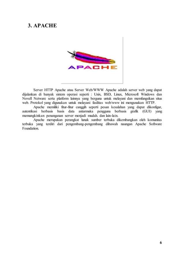 PHP, MySQL, Apache | DOCX