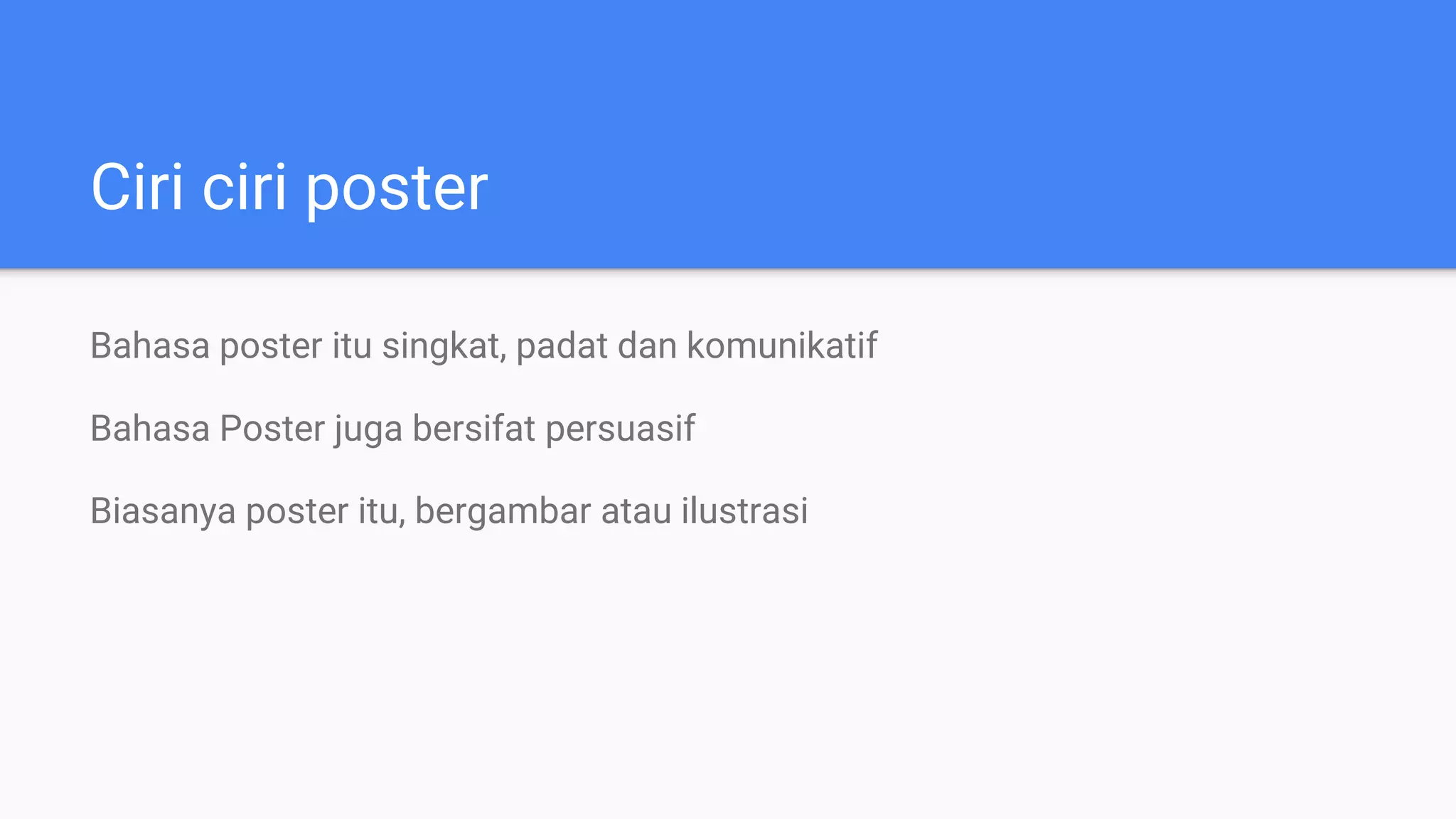 Pengertian poster Beserta Jenis dan Ciri - ciri poster | PPT