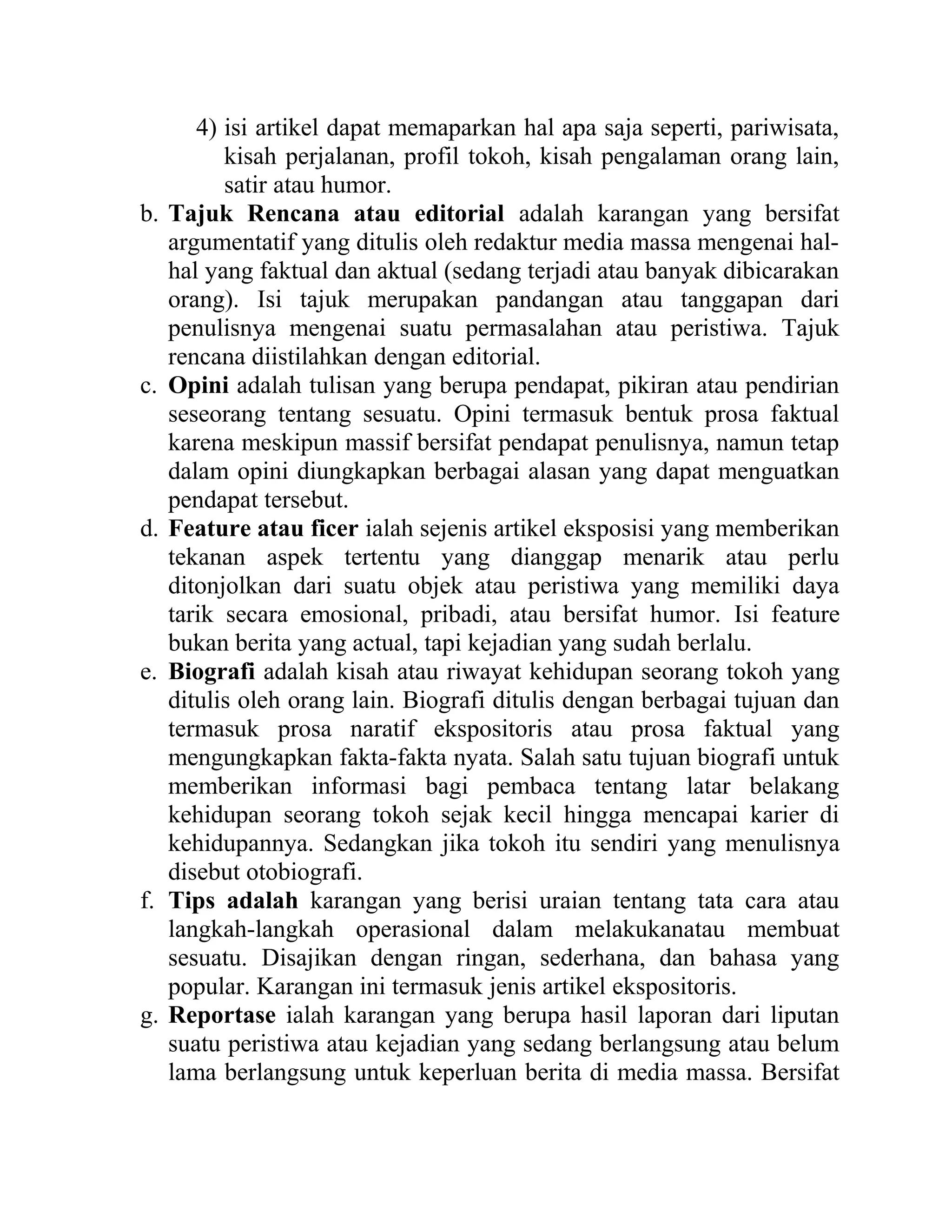 Pengertian prosa dan jenis prosa | DOC