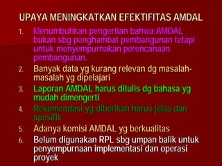 Pengertian proses dan manfaat amdal | PDF