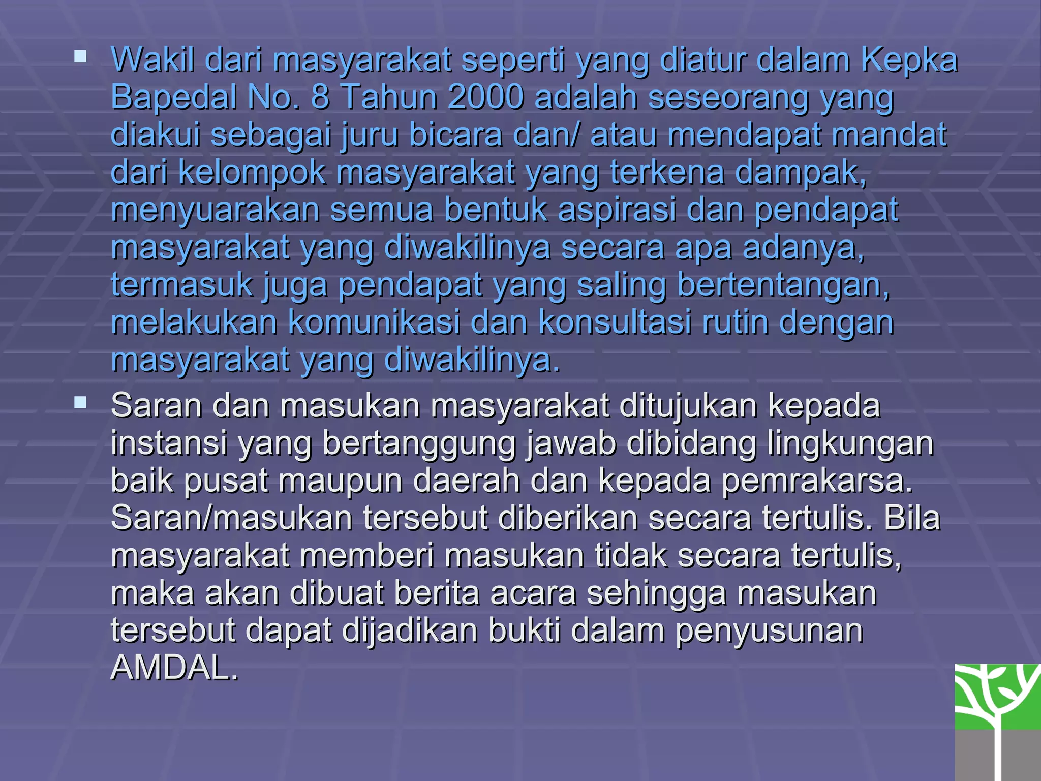 Pengertian, proses dan manfaat andal muchsin | PPT