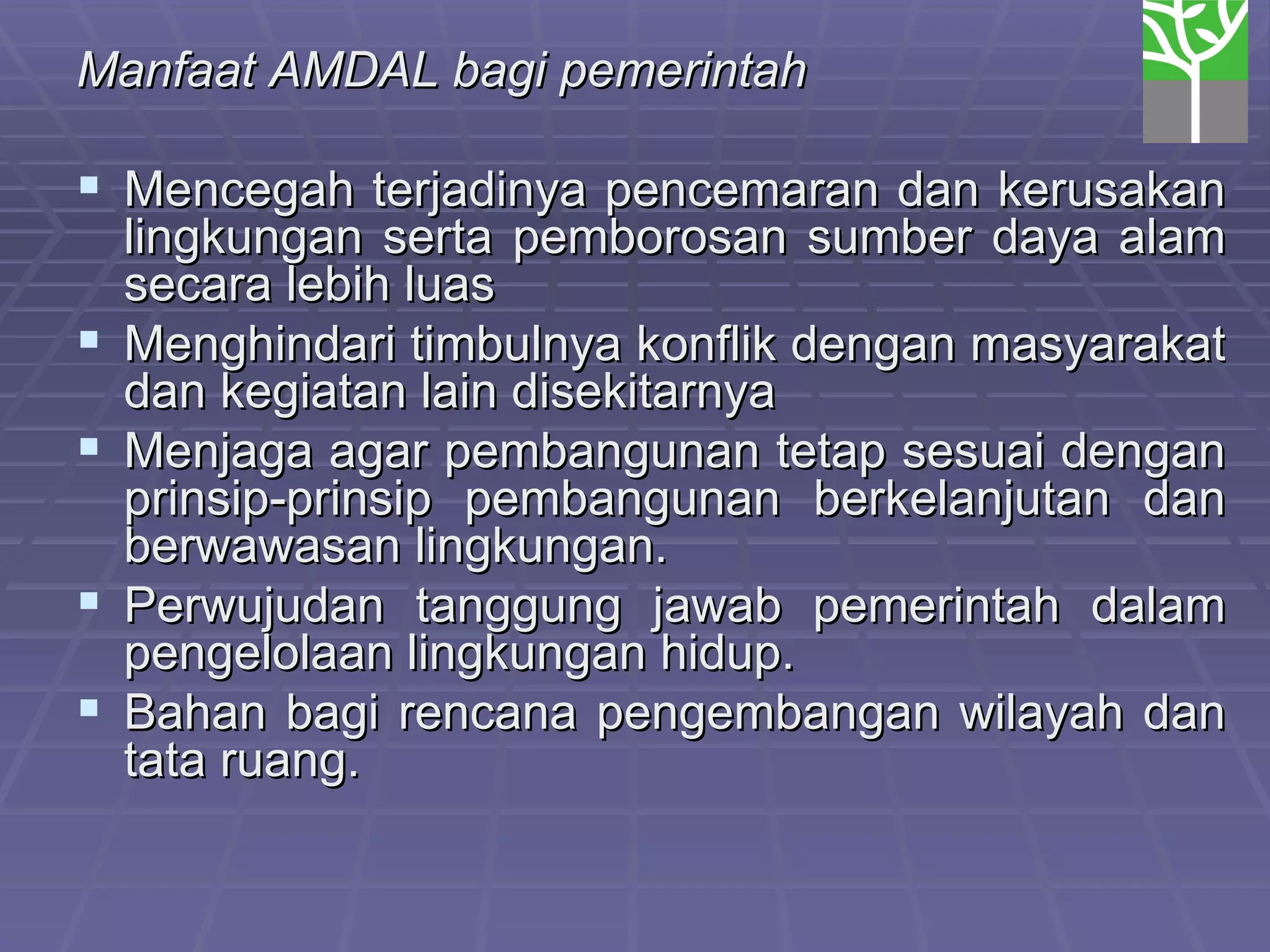 Pengertian, proses dan manfaat andal muchsin | PPT