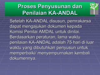Pengertian, proses dan manfaat andal muchsin | PPT