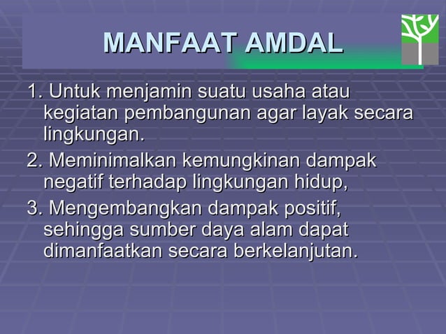 Pengertian, proses dan manfaat andal muchsin | PPT