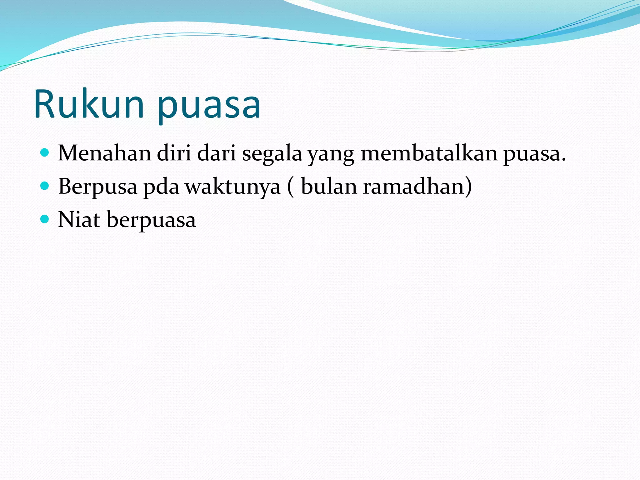 Pengertian puasa | PPT