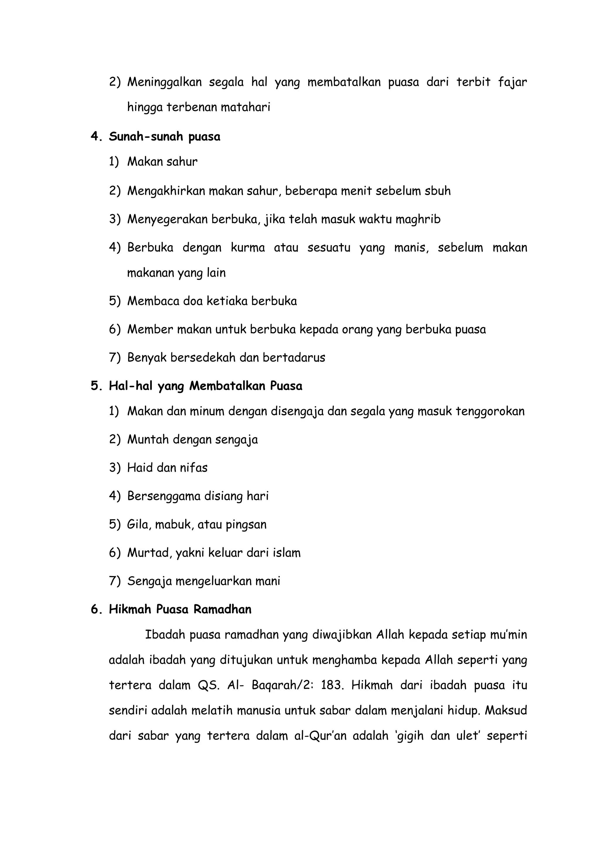 Pengertian puasa ramadhan | PDF