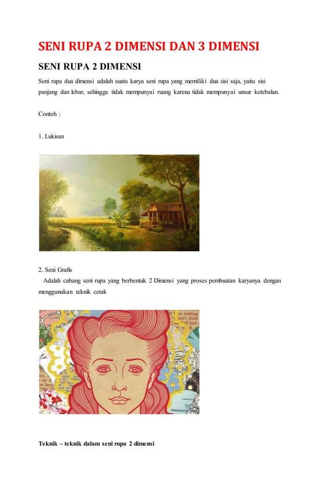 Pengertian seni rupa murni dan terapan | DOCX
