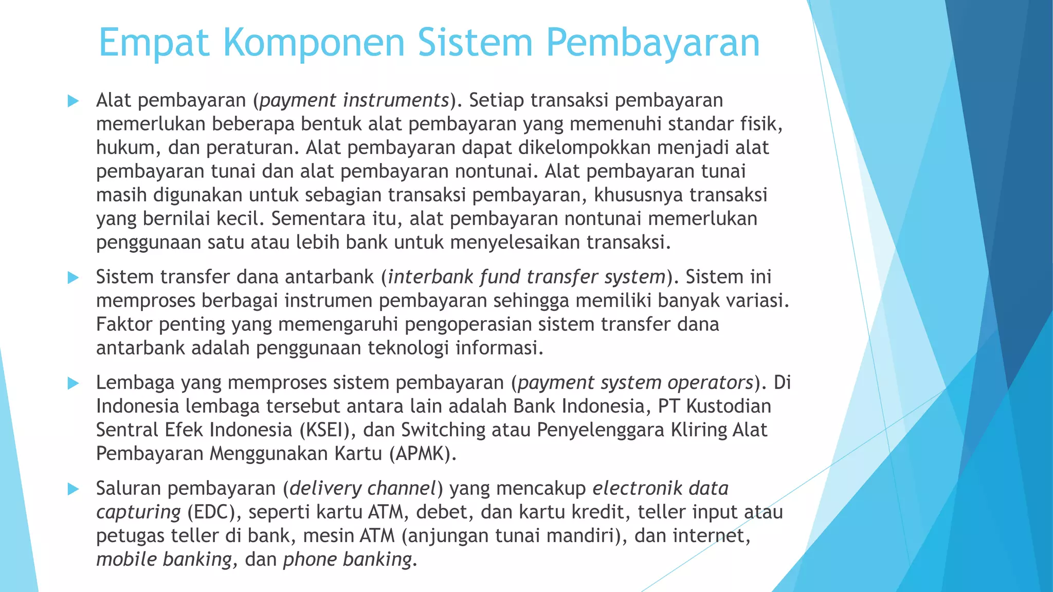 Pengertian sistem pembayaran | PPTX