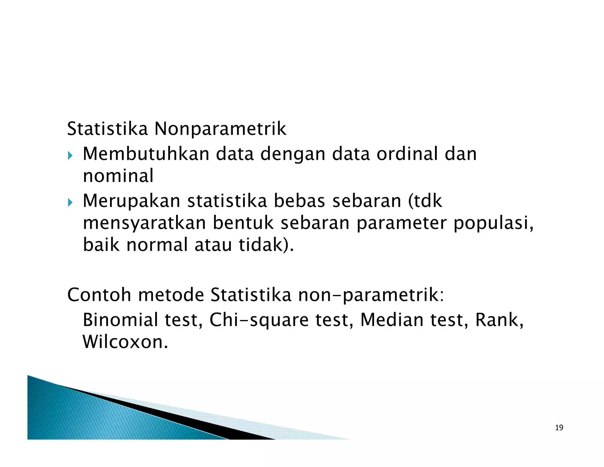 Pengertian statistik dan data | PDF