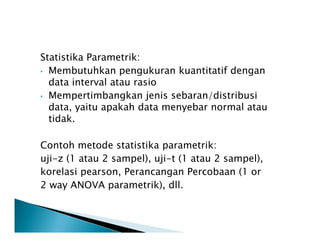 Pengertian statistik dan data | PDF