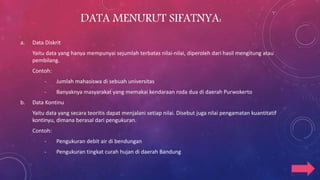 statistik dan data | PPTX