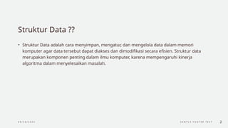 Pengertian Struktur Data in education .pptx
