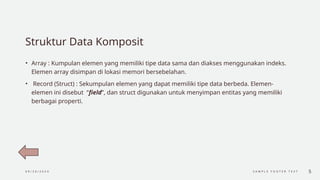 Pengertian Struktur Data in education .pptx