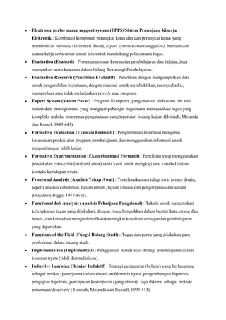 Pengertian teknologi pembelajaran | PDF