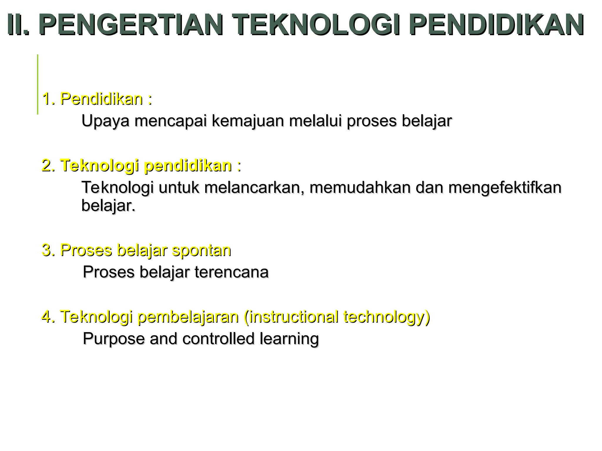 pengertian teknologi pendidikan dan konsep dasar | PPT