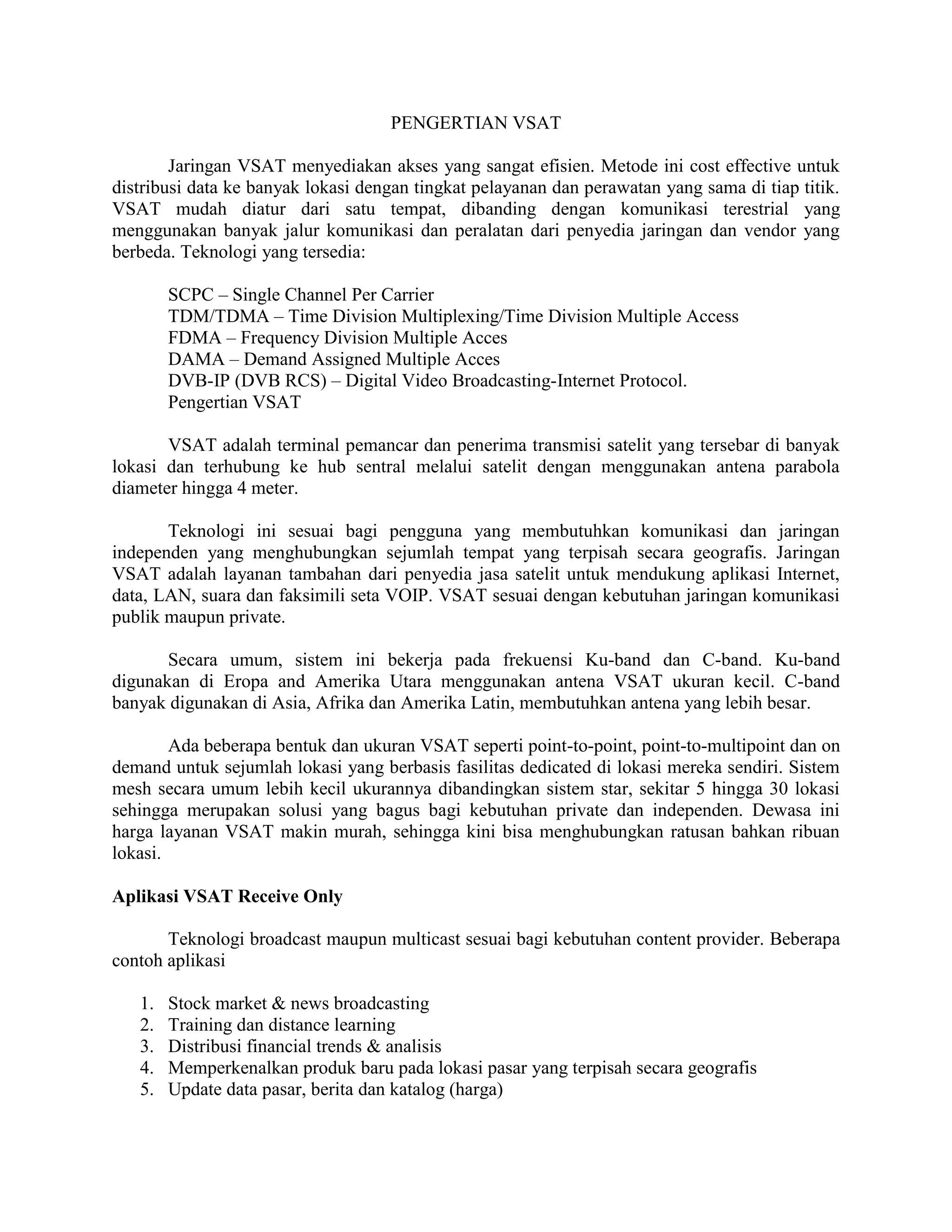 Pengertian Vsat Docx