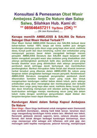 Pengertian wasir (ambeien, hemoroid) | PDF