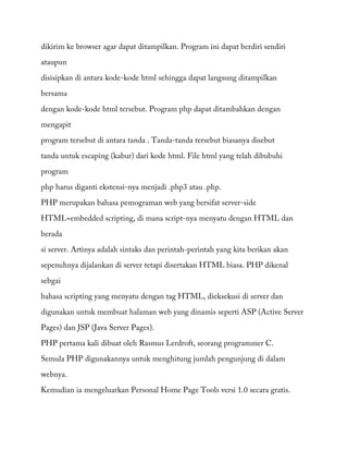 Pemograman API | PDF