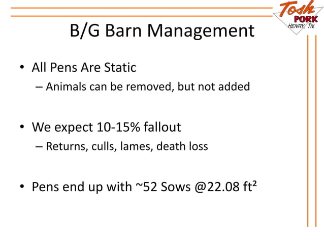 Pen Gestation Vs. Stalls | PPT