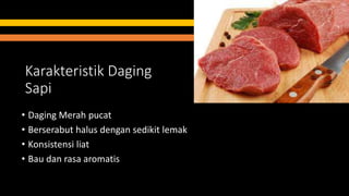 MATERI PERTEMUAN 1 DAGING DAN OLAHANNYA | PPTX