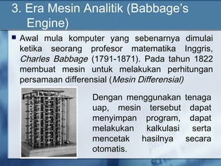 Pengetahuan dasar dan Sejarah Komputer | PPT