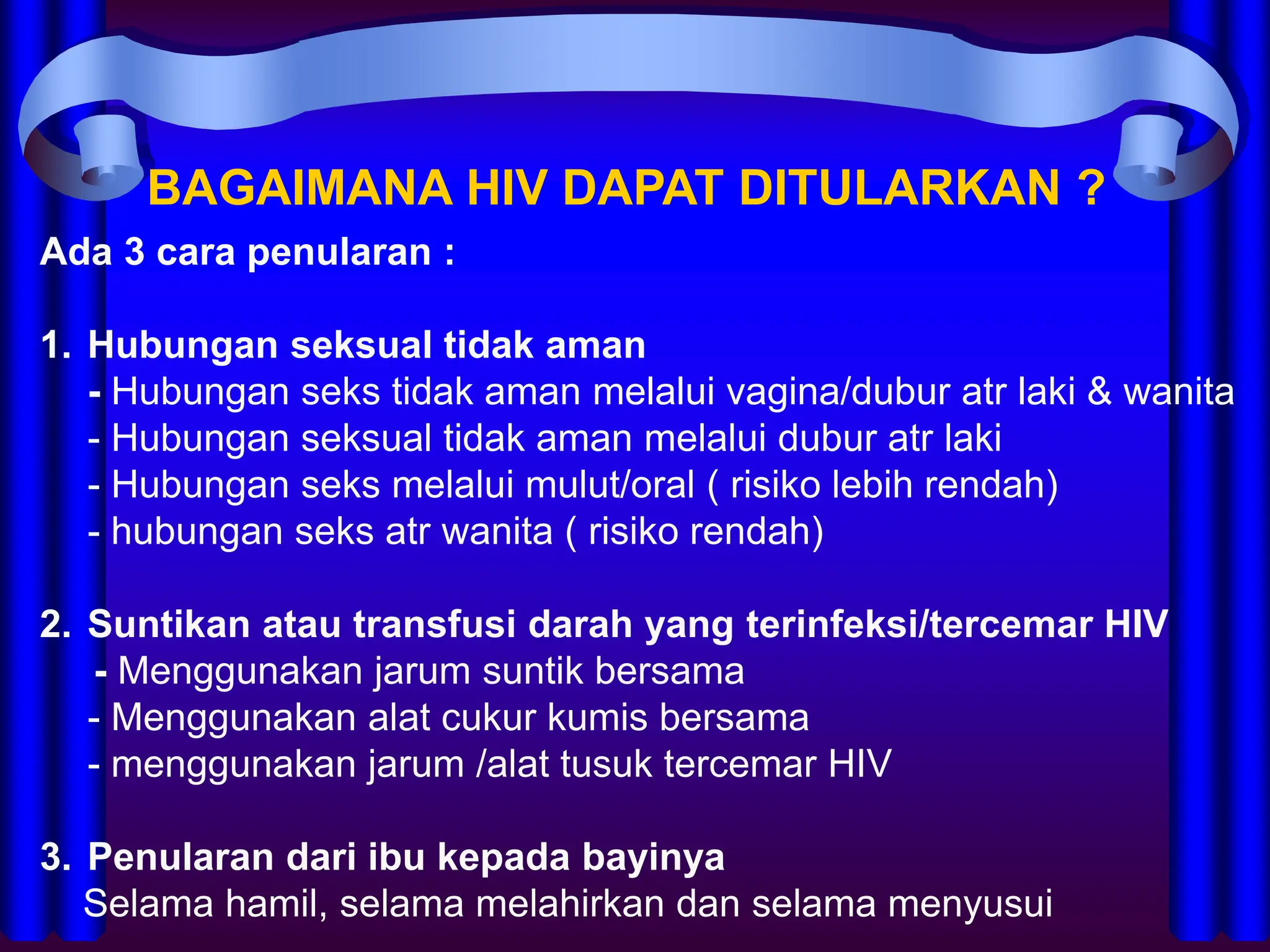 Pengetahuan Dasar penyakit HIV/ AIDS dan ARV.ppt
