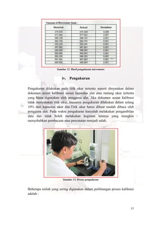 Pengetahuan kalibrasi dan pemeliharaan peralatan | DOC