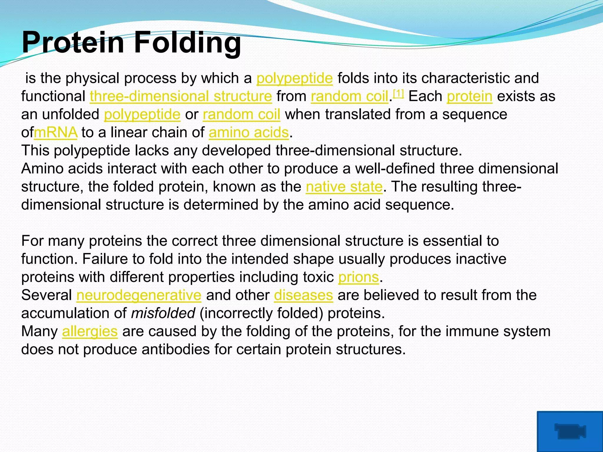 Pengetahuan struktur, bentuk dan sintesa protein | PPTX