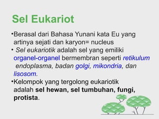 Penggolongan Eukariot dalam kehidupaan mikrobia | PPT