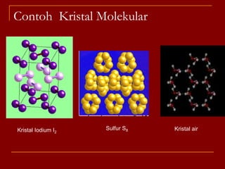 Penggolongan kristal | PPTX
