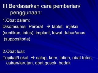 PENGGOLONGAN OBAT-1.ppt