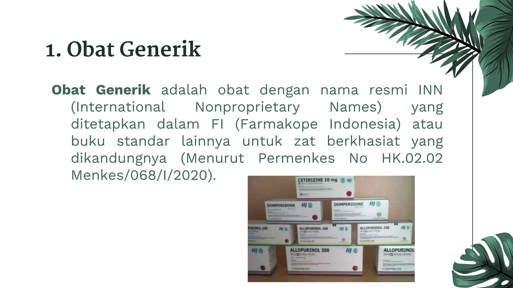 Materi Penggolongan Obat Undang-Undang Kesehatan | PPTX