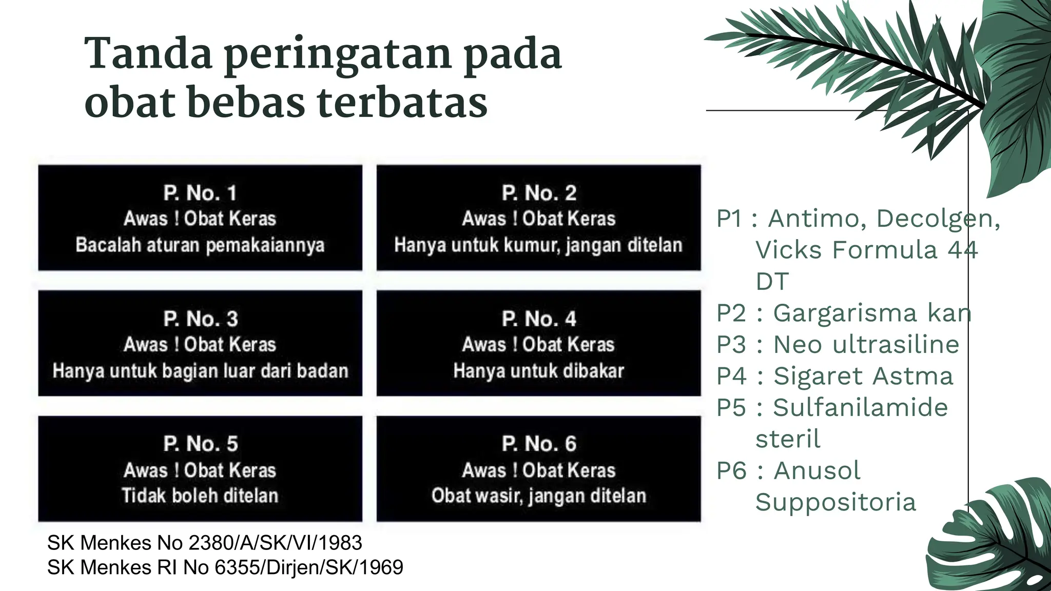 Materi Penggolongan Obat Undang-Undang Kesehatan | PPTX